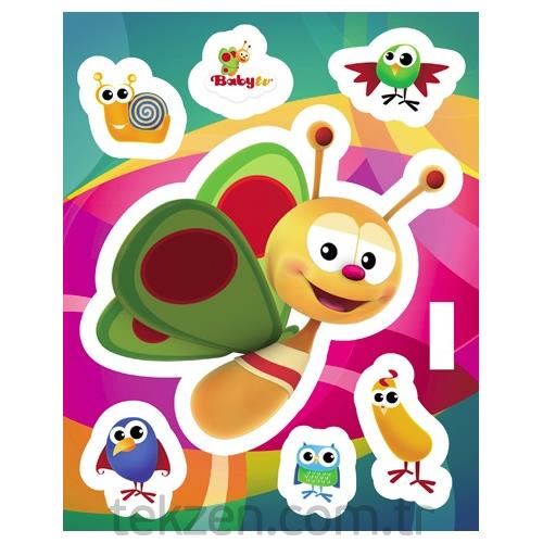 Stıcker Baby Tv Glow 15X19 CM-BTV-003 | Tekzen